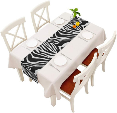 Zebra Stripes Table Runner Black and White Zebra Print Animal Pattern ...