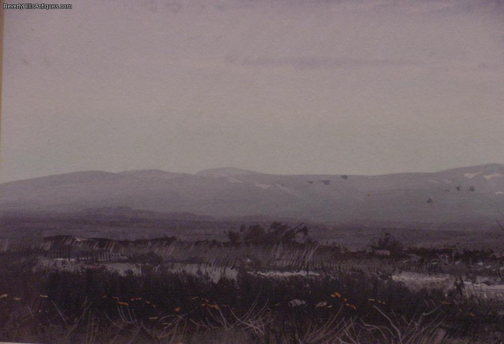 Guy Rowbury Painting Indian Village | eBay