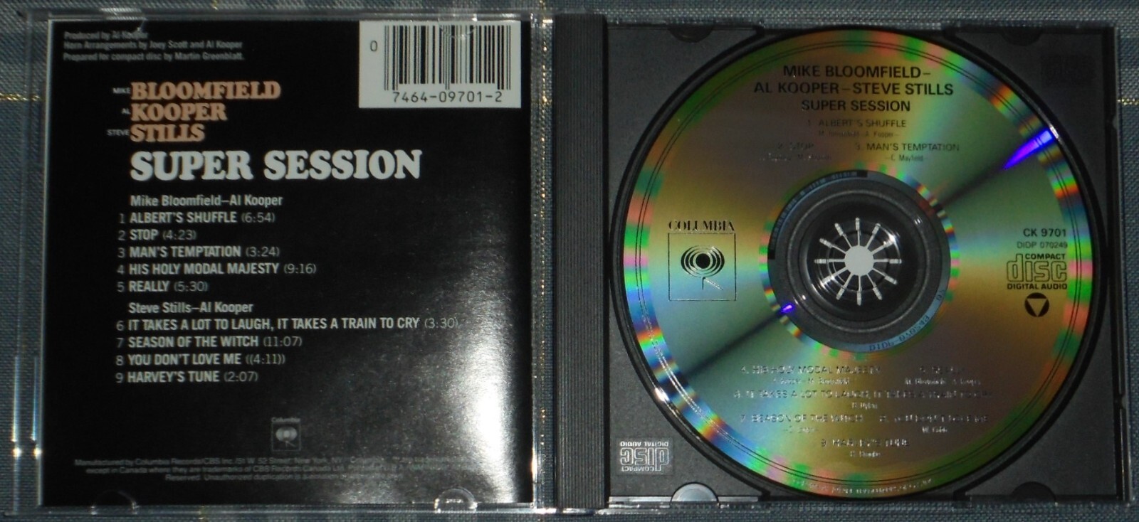 Super Session by Mike Bloomfield / Al Kooper / Stephen Stills (CD, 2003 ...