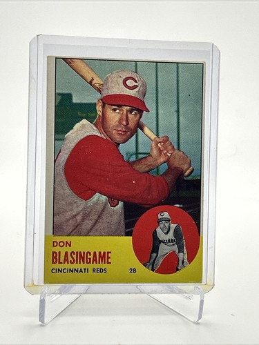 1963 Topps Don Blasingame Baseball Card #518 VG-EX Quality FREE ...