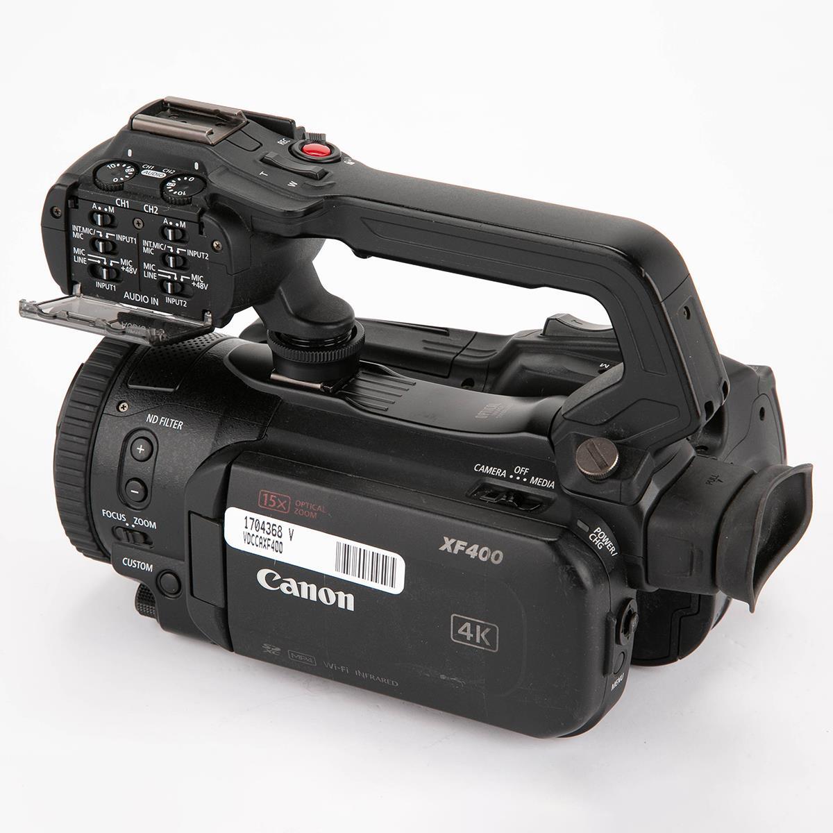 Canon+XF400+4K+UHD+60P+Camcorder+with+Dual+Pixel+Autofocus+-+Black for ...