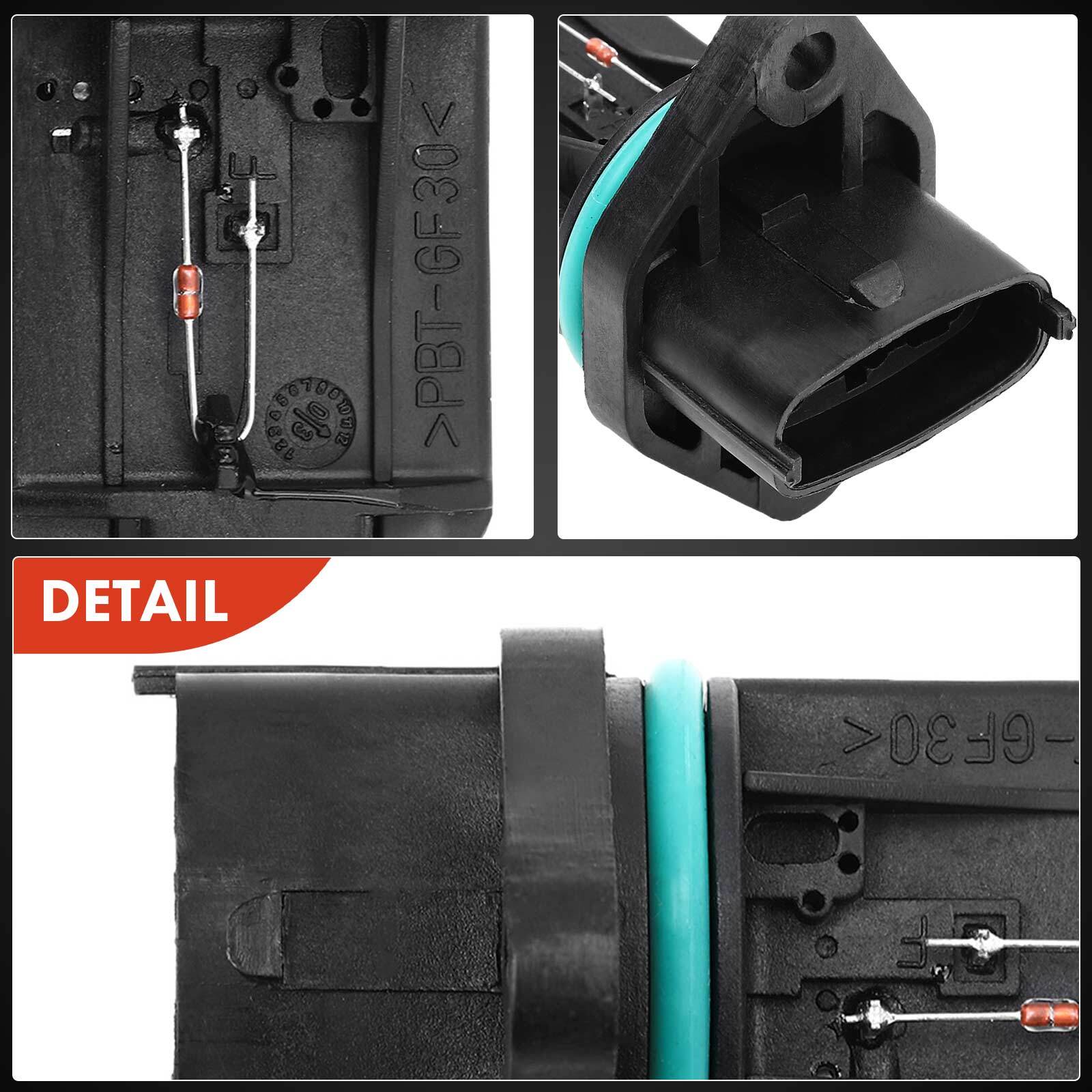 Mass Airflow Sensor for Porsche 911 Boxster 996 997 986 2000-2012 W/ 5 ...