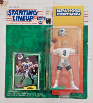 1994 Troy Aikman NFL Football SLU (Starting Lineup) figure - Dallas ...
