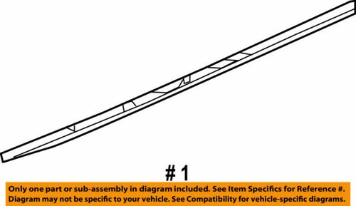 75740-47040 Toyota Moulding assy, rear door belt, lh 7574047040, New ...