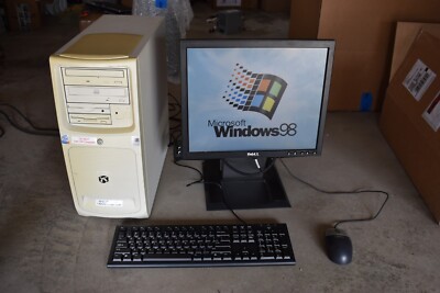 Gateway Vintage Retro Gaming PC Windows 98 SE Intel Pentium 4 1.8GHz ...