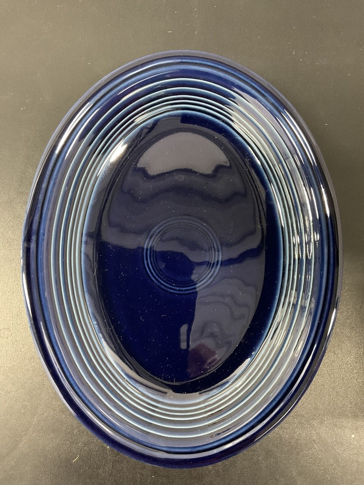 OVAL PLATTER small PLATE cobalt blue NEW FIESTA 11.25 Inches Fiestaware ...