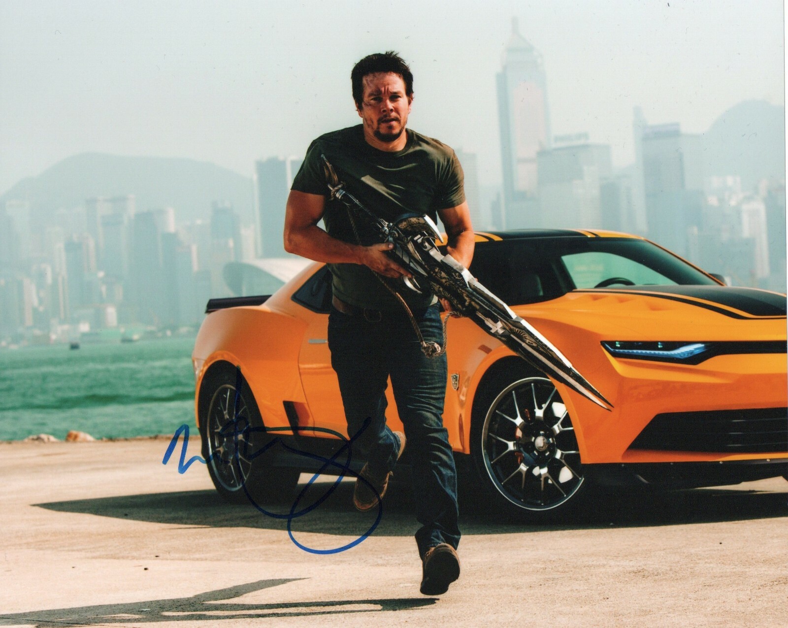 MARK WAHLBERG - TRANSFORMERS - @@ Autograph Hand Signed 8"x 10" Photo ...