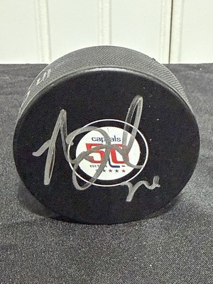 Nic Dowd Signed Washington Capitals 50th Anniversary Puck Beckett | eBay