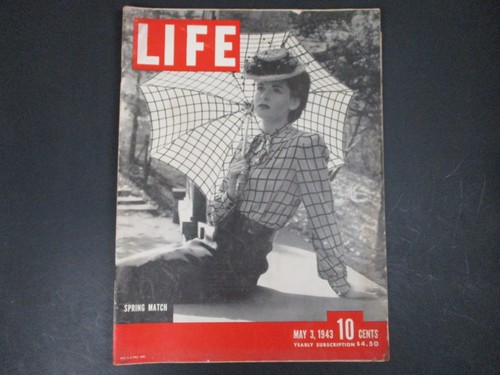 LIFE MAGAZINE MAY 3, 1943 issue WWII German & Italian Land Mines, Frank ...