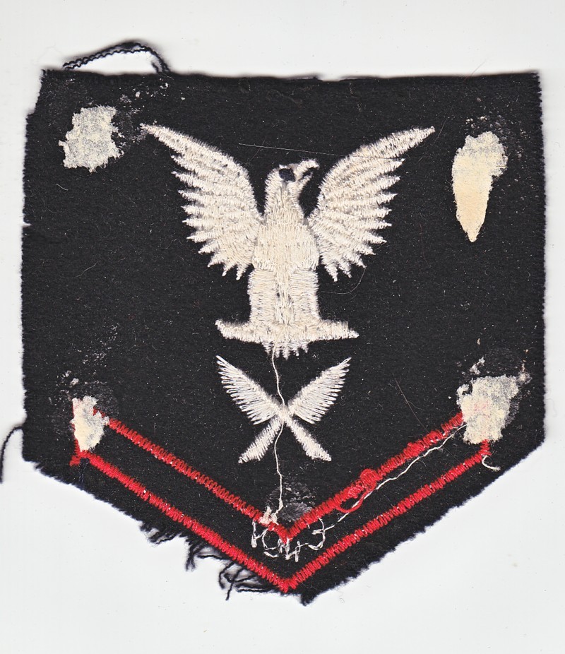 USN Navy Rate: PO3 Yeoman, 1943 - Navy Blue, left sleeve | eBay