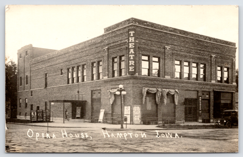 Hampton Opera House & Movie Theater (Unreadable Posters) Mail Dropbox ...