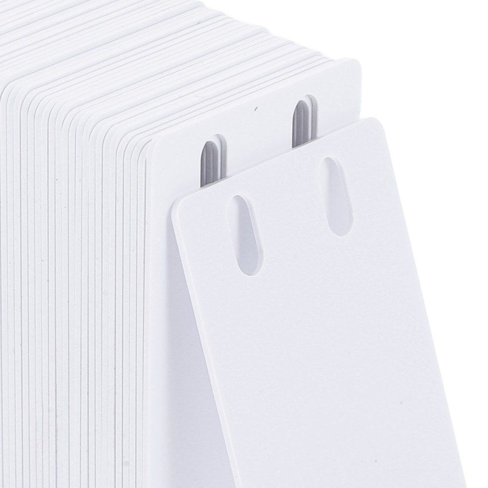 50 Pcs Blank Cord Tags Waterproof Cable Identification Pvc Labels | eBay UK