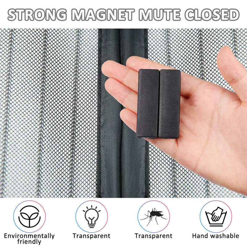 Magnetic Mesh Screen Door, Upgrade Mesh Door with Instant Closure Repel ...
