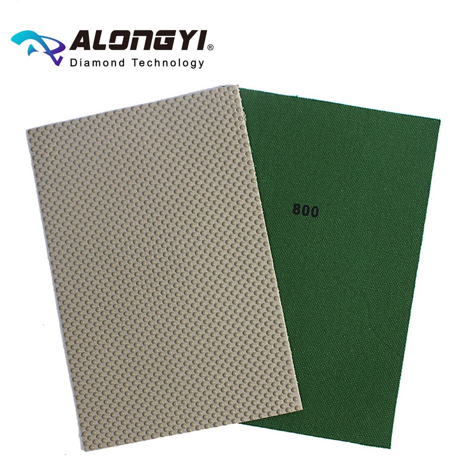 120*180mm Electroplated Resin Diamond Sandpaper Pieces Dot Diamond ...