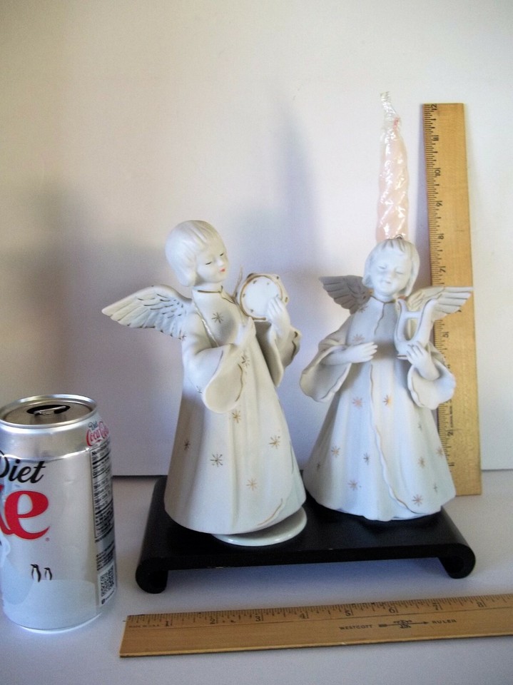 Set 2 Angles Schmid Musical Silent Night Musical and Candle Holder ...