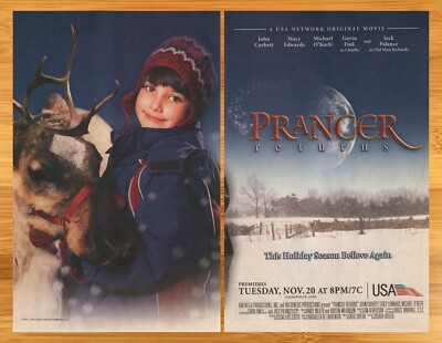 2001 Prancer Returns Print Ad/Poster Christmas Reindeer Kids Movie ...