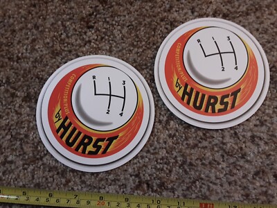 Hurst Shifter Ball Classic Racing Decals Stickers NHRA Hot Rod Gasser ...