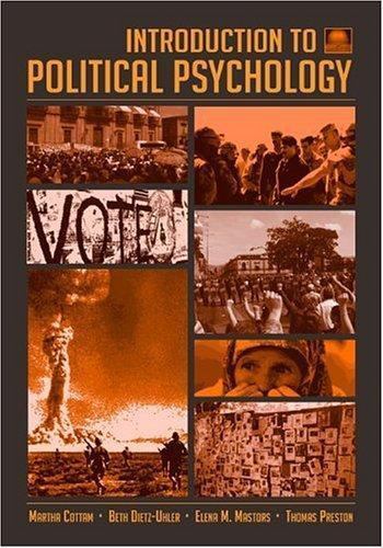 Introduction to Political Psychology by Beth Dietz-Uhler, Elena M ...