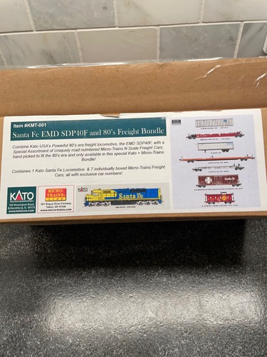 Kato Special Edition Set of Kato Loco and 7 Micro Train Cars | eBay