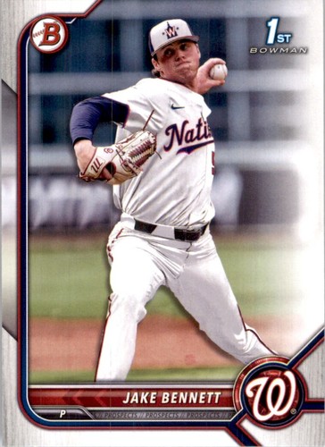 2022 Bowman 1st JAKE BENNETT Washington Nationals #BD-141 | eBay