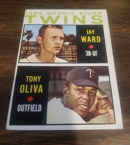 TONY OLIVA/JAY WARD 1964 Topps VINTAGE BASEBALL CARD #116 TWINS (ROOKIE ...