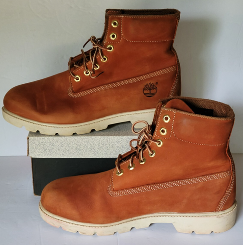 Timberland Men Work Boots 10.5 M Brown Leather Oil Resistant - USED | eBay