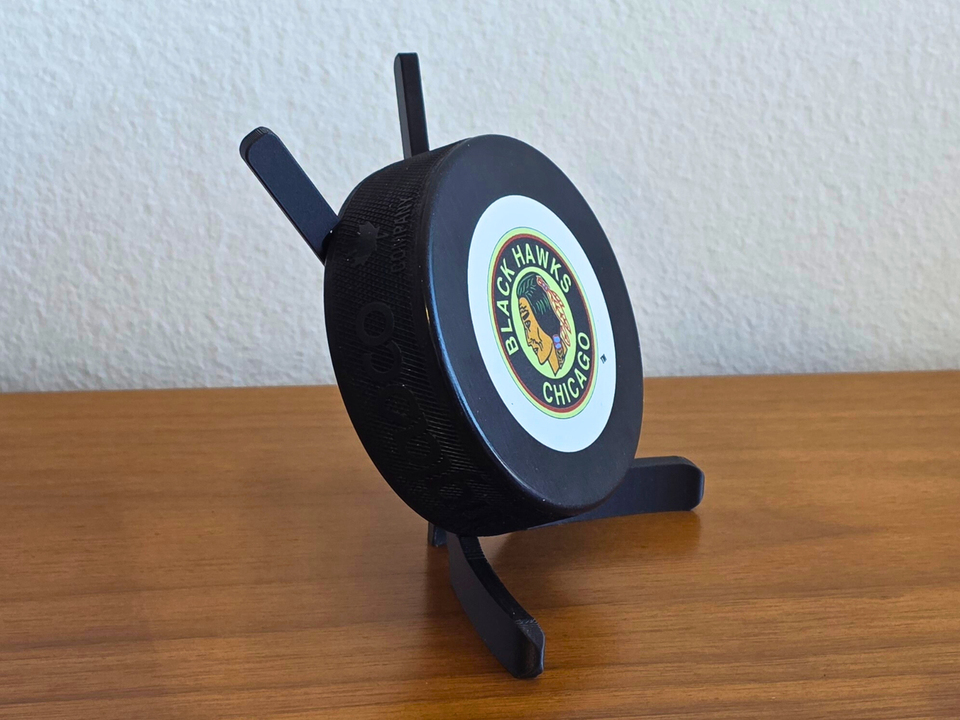 Hockey Puck Display Stand - Hockey Sticks Puck Holder for Collectible ...