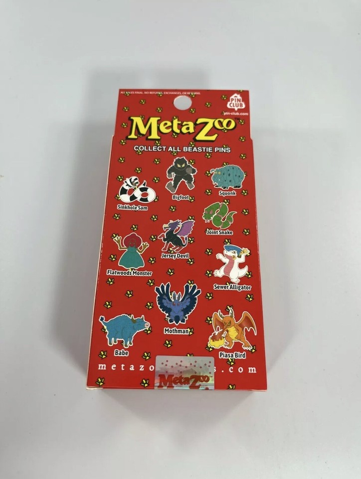 Metazoo Cryptid Nation Mothman Pin & Promo Card Set Pin Club x New In ...