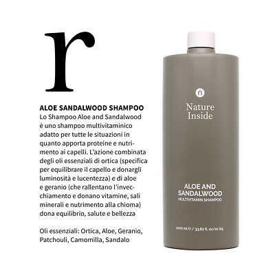 Naturalmente Shampoo Nature Inside Aloe e Sandalo - Multivitaminico ...