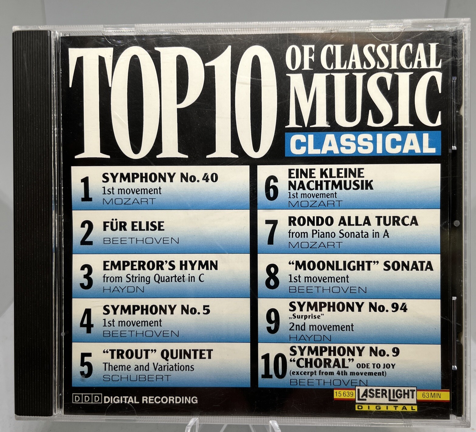Various – Top 10 Of Classical Music - CD Album Compilation, Stereo 1990 ...