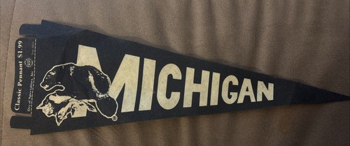 Decal Specialties Michigan Wolverines Vintage Style Mini Pennant | eBay