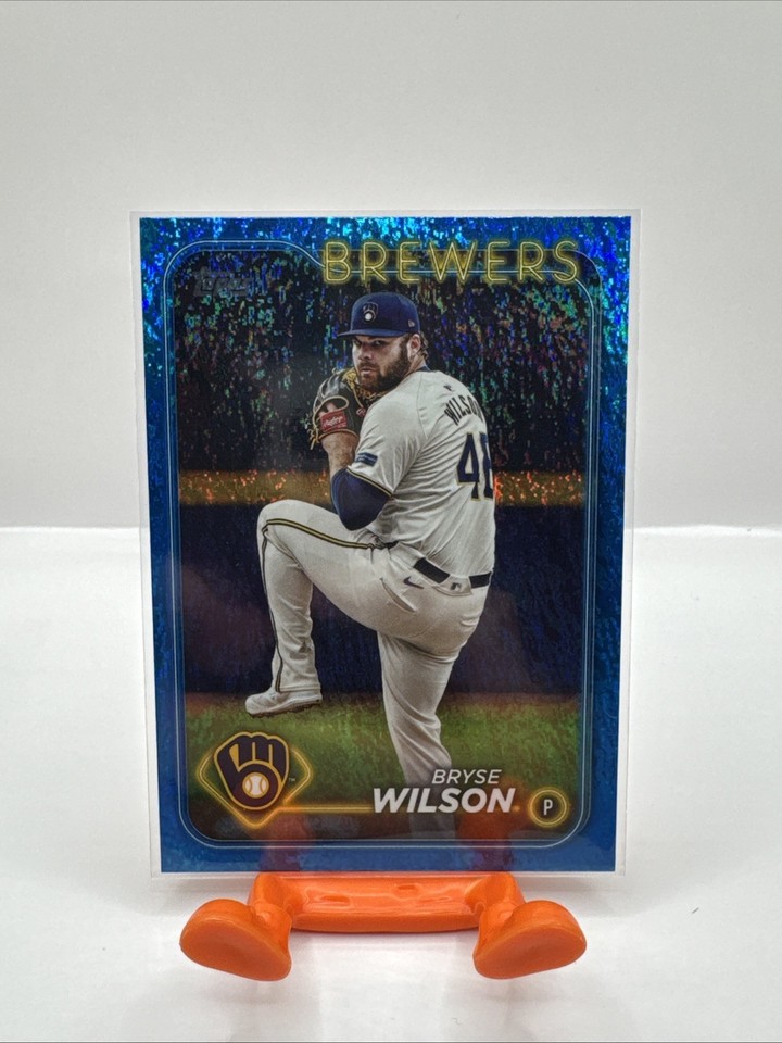 2024 Topps Update Series - Bryse Wilson #US45 Blue Holo Foilboard /999 ...
