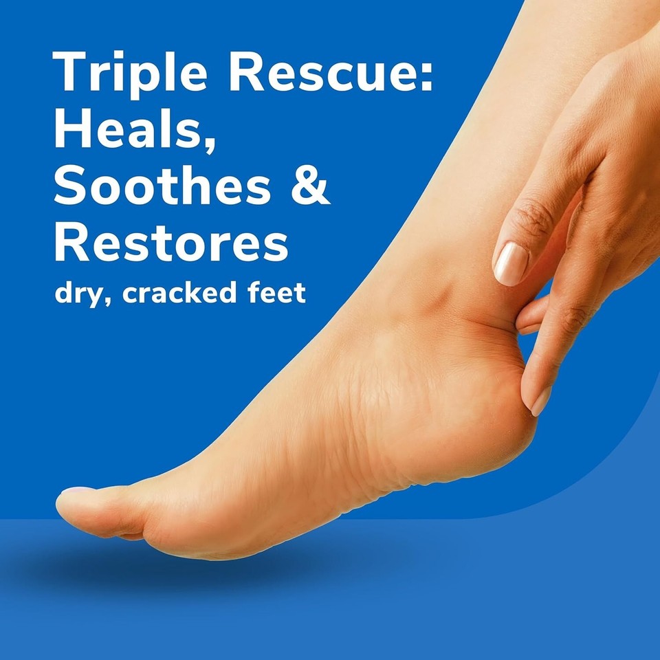 Dry & Cracked Foot Heals and Moisturizes for Healthy Foot Care Cream, 3 ...