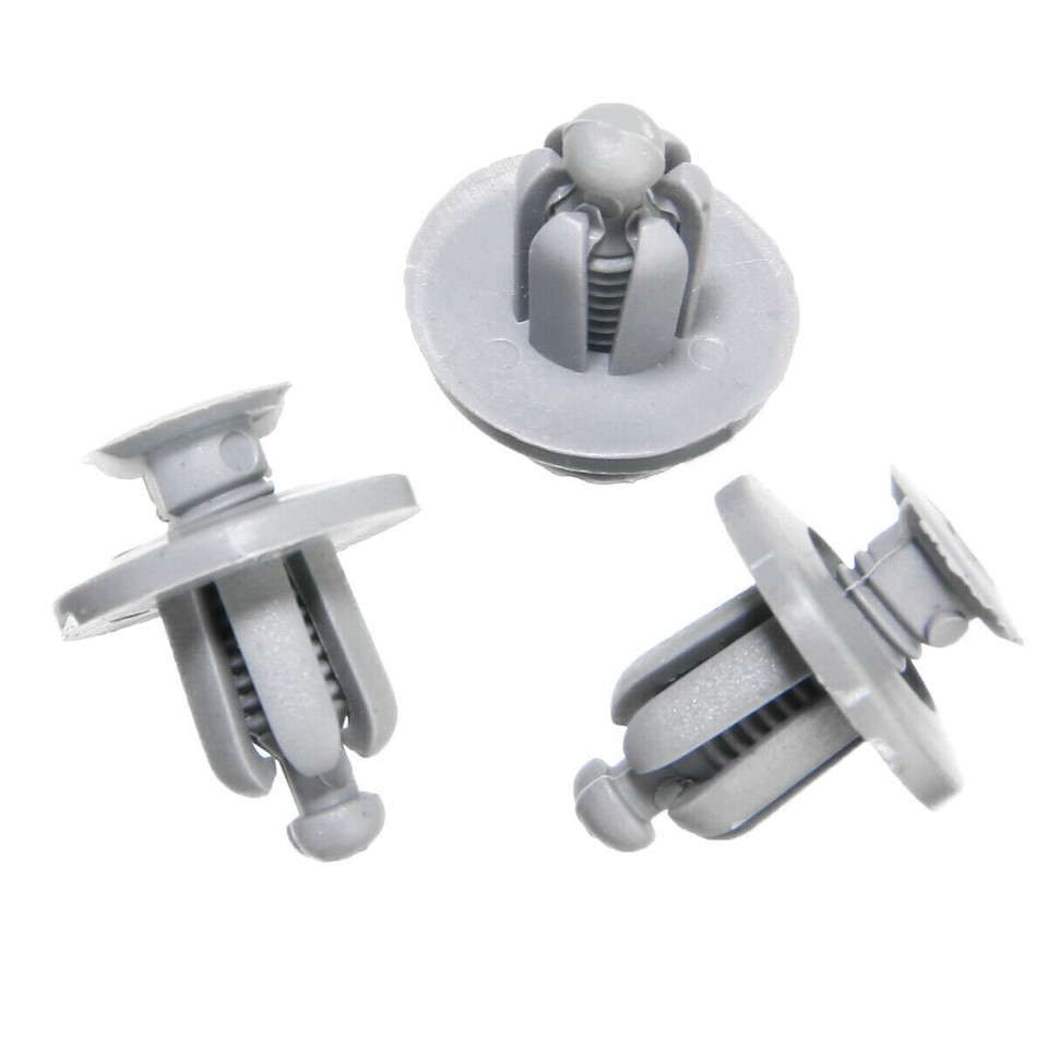 100x Trunk Screw Rivets Set Car Bumper Fender For Auto Plastic Fastener ...