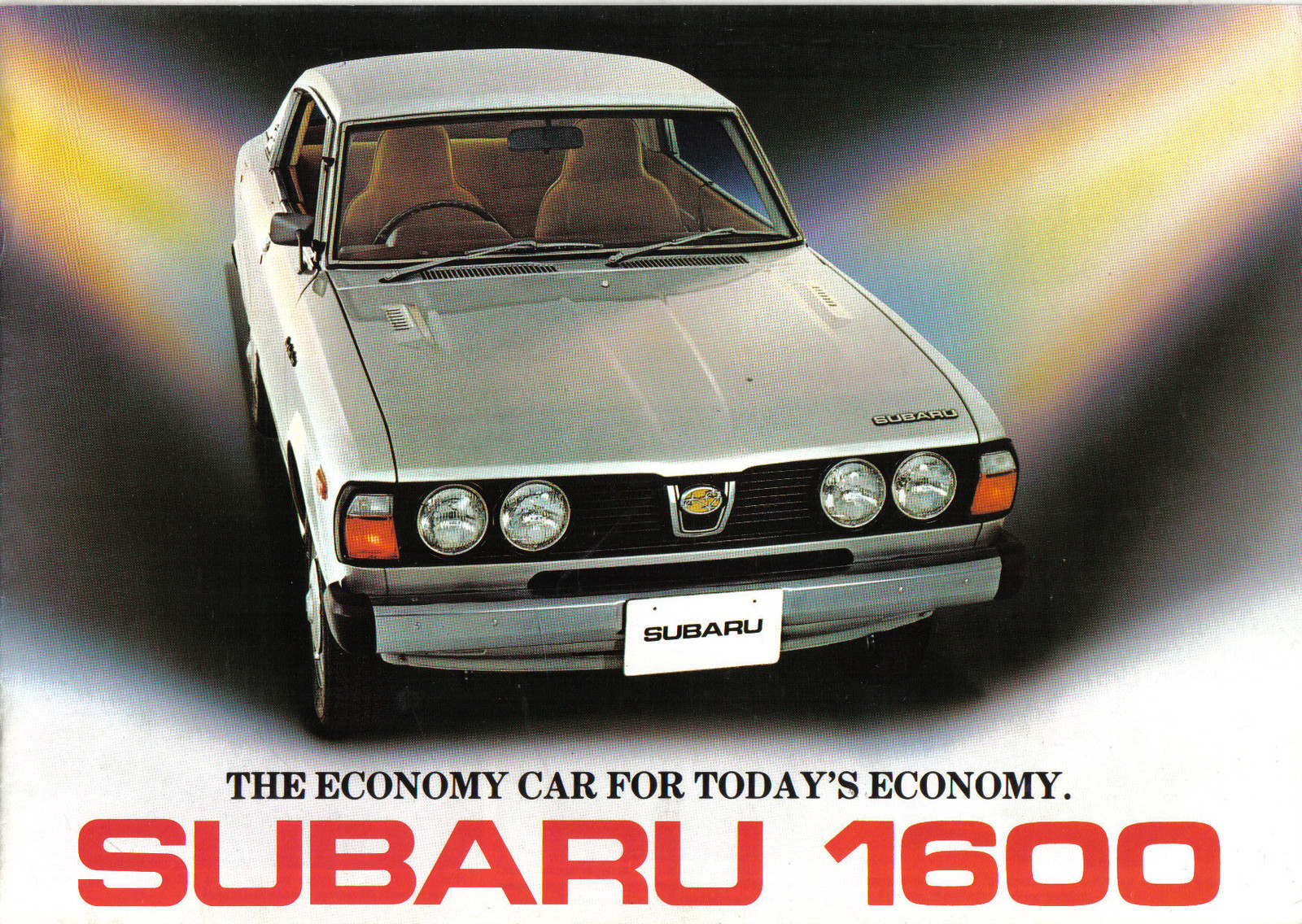 Subaru 1600 Saloon Estate Coupe DL GL GFT 4WD 1977 Original UK Market ...