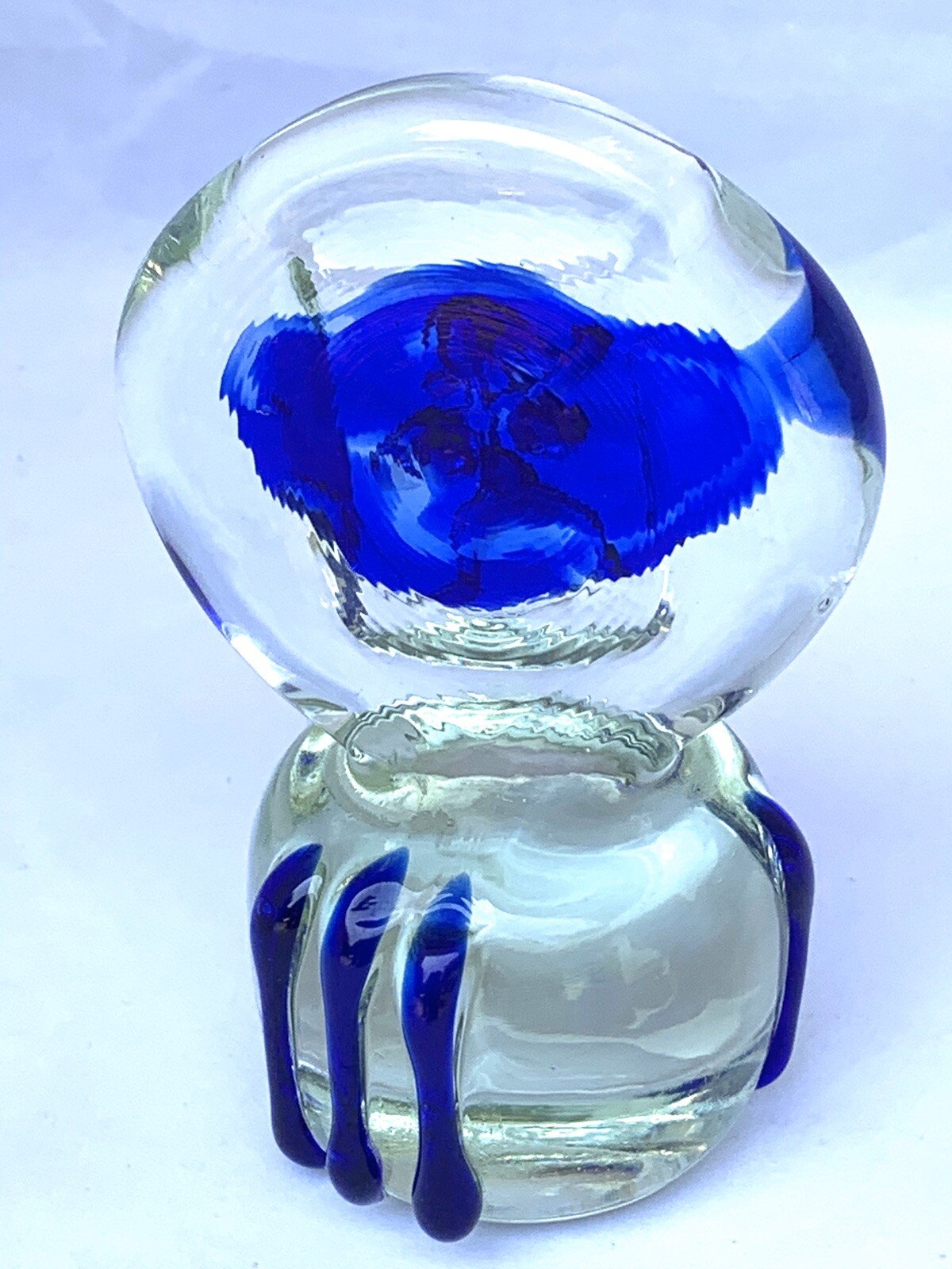 MCM Glass Sculpture Robert Willson worked w Barbini Murano also by ...