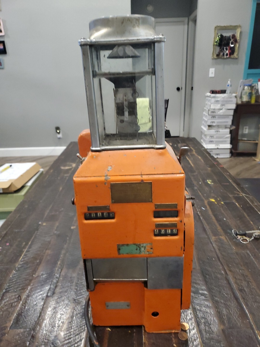 Antique Johnson Fare Box Co. Fare Machine Complete For Restoration | eBay