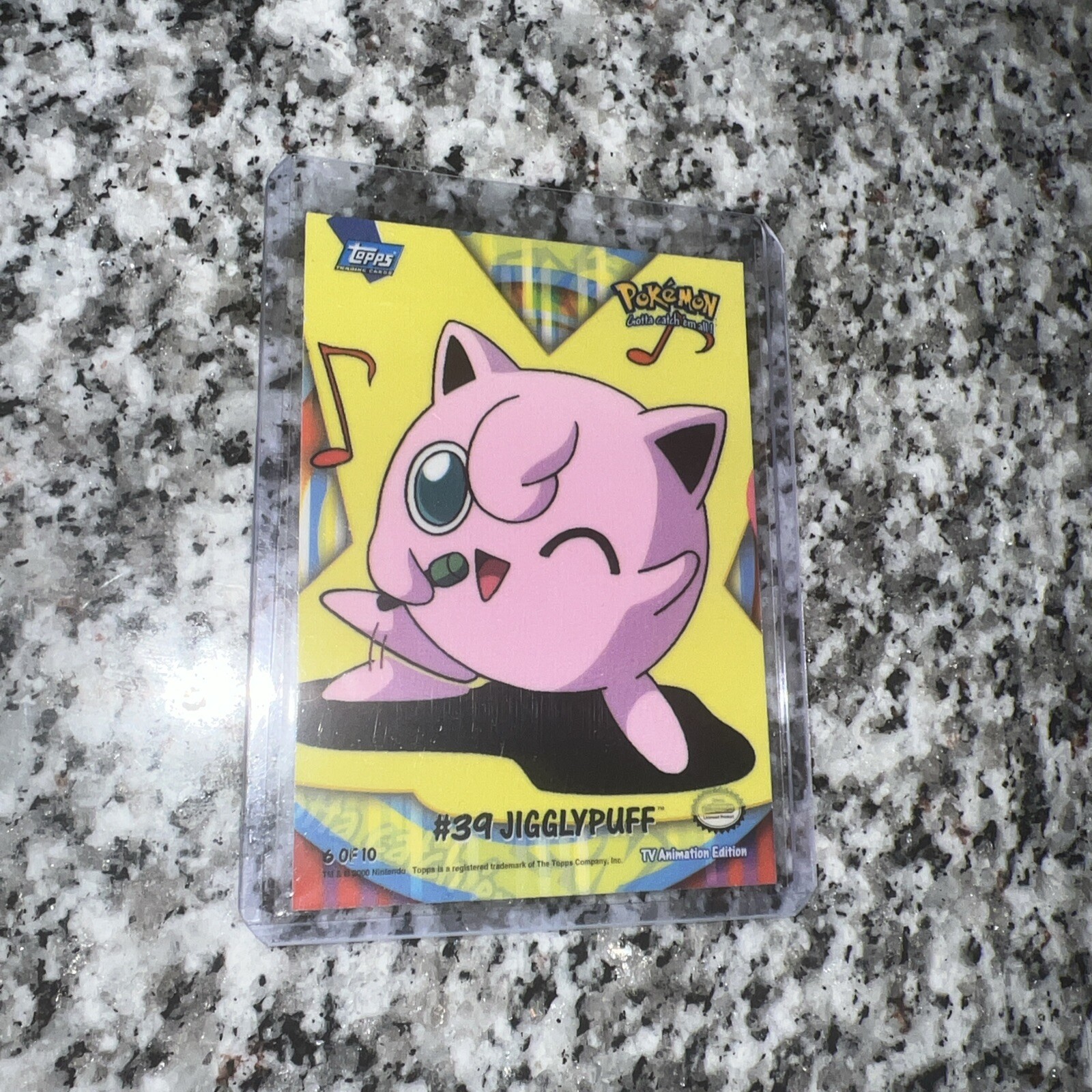 🌟Jigglypuff 6 of 10 Sticker Card Pokemon Topps Series 2 Card NM🌟 | eBay UK