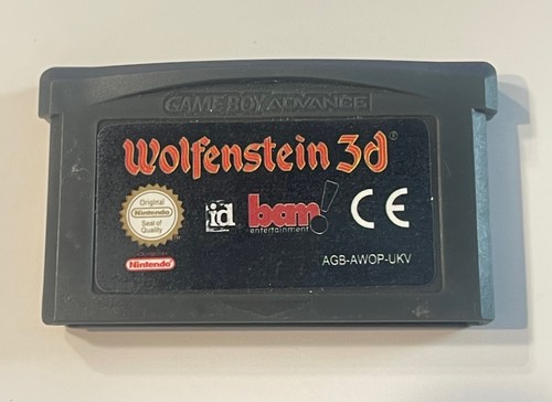 Wolfenstein 3-D 2003 Nintendo Game Boy Advance GBA, Tested, Classic ...