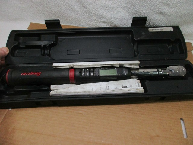 Snap-on ATECH2FR100B 3/8" Drive TechAngle Flex-Head Torque Wrench (5 ...
