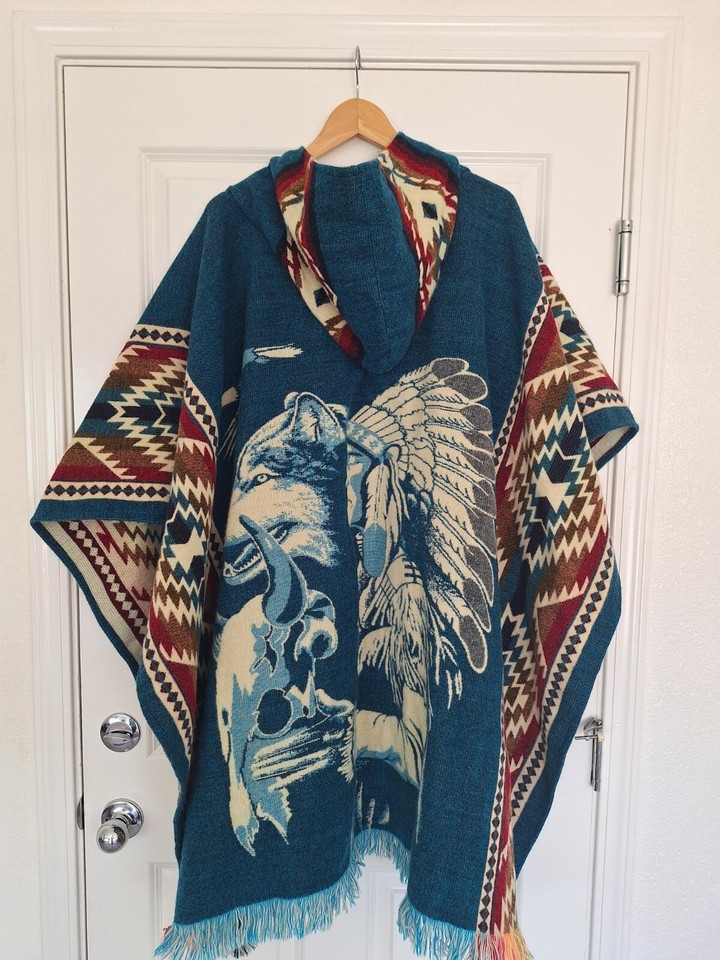 Ancient winds Ecuador Native American Poncho | eBay