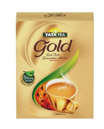 Tata Tea Gold Assam teas with Gently Rolled Aromatic Long Leaves , 250 ...
