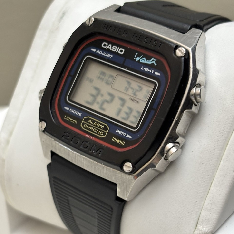 Vintage 1988 CASIO Divers DW-1500 JAPAN 690 Digital Watch Mens - New ...