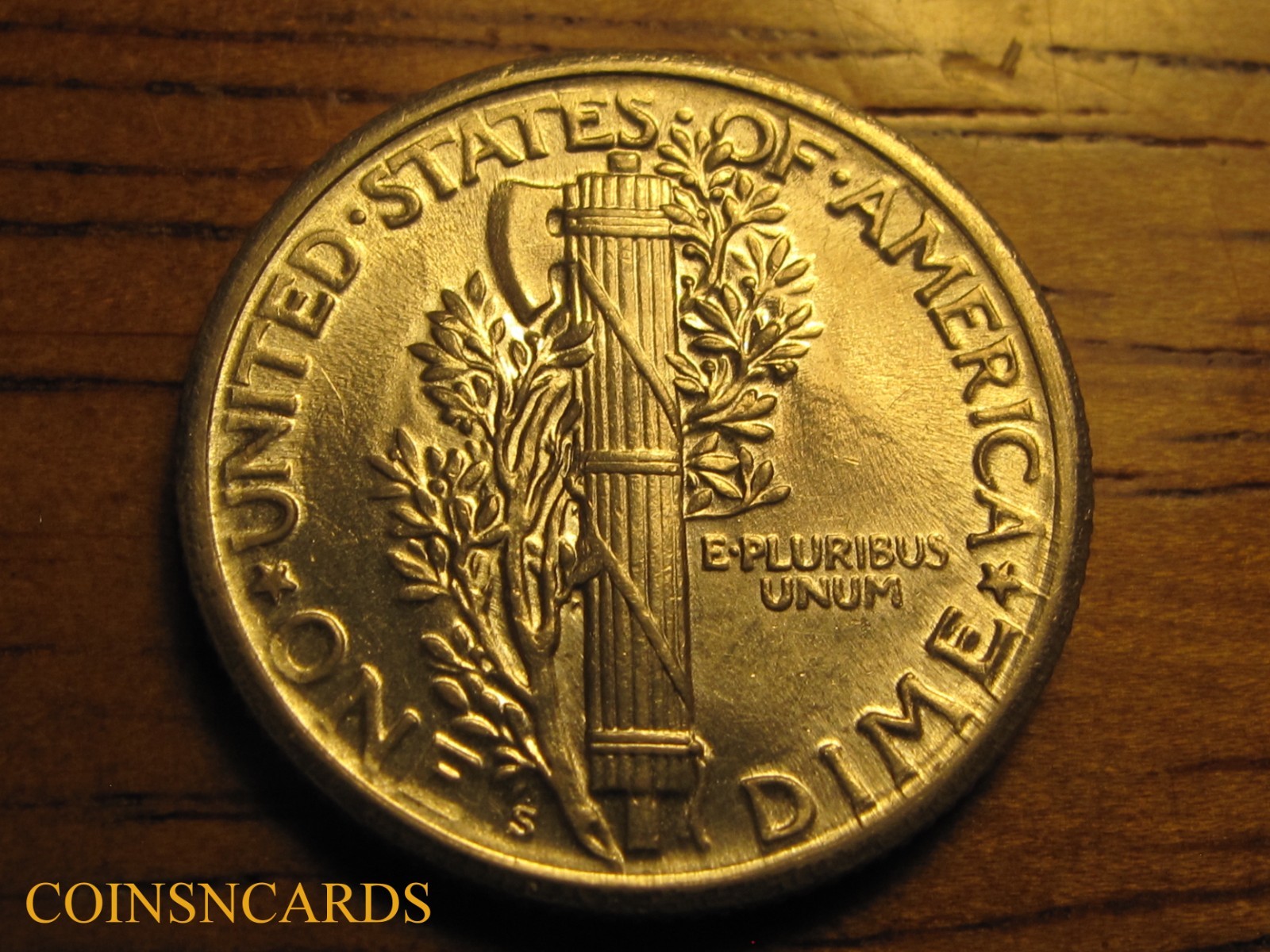 1924-S Mercury Head Dime FSB Full Split Bands FB Uncirculated Monster ...