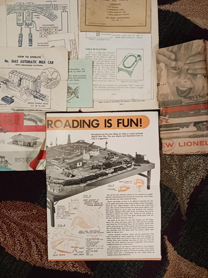 VINTAGE LIONEL PAPERS, SALES BROCHURE, ORDER FORM AND MORE | eBay