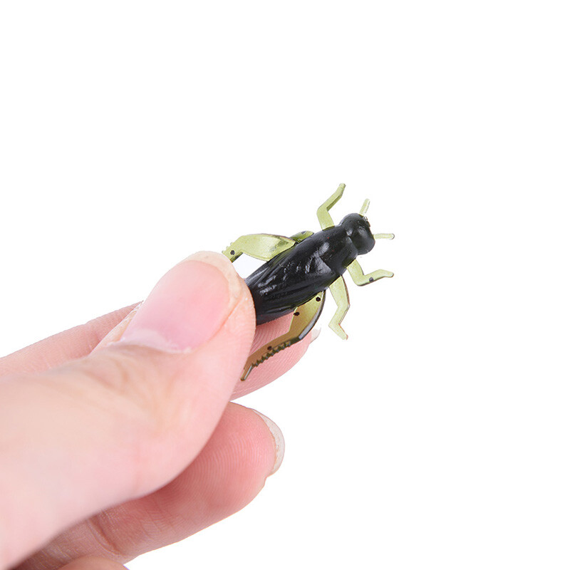 20X Soft Fishing Lures Pesca Lightweight Cricket Insect Lure Simulation ...