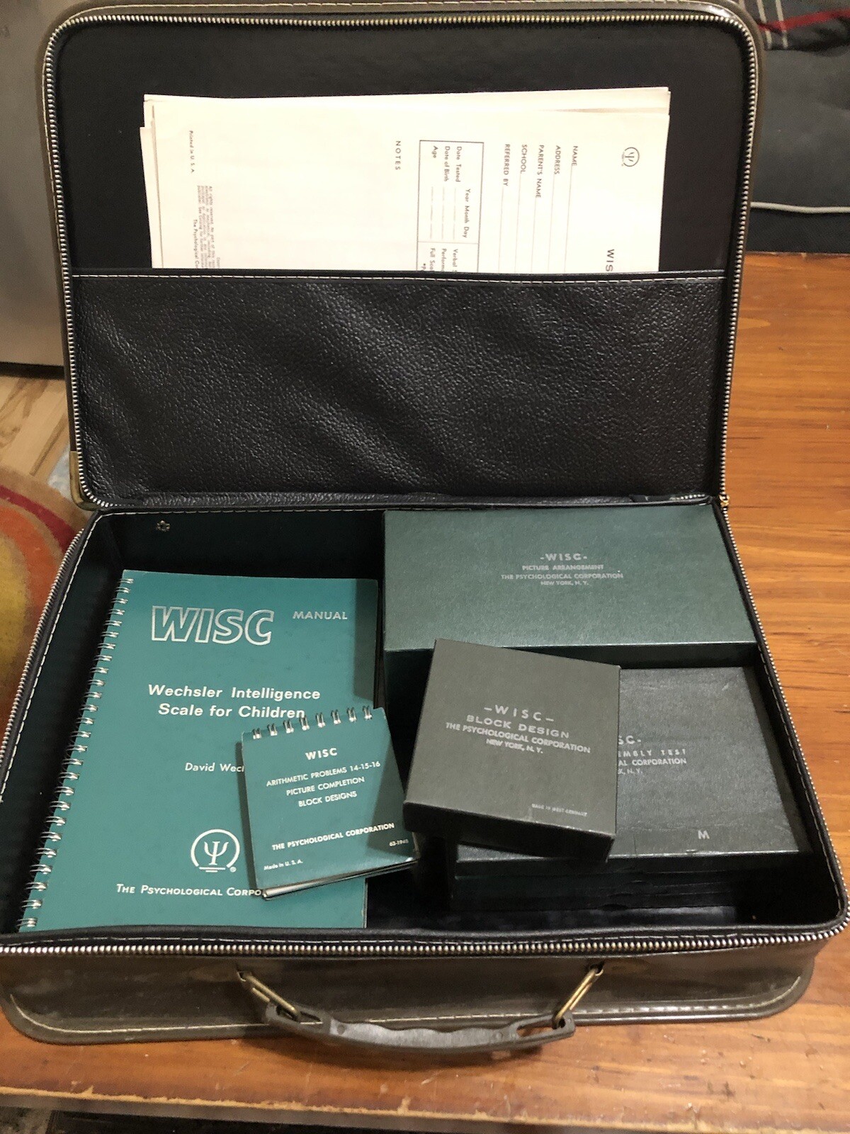 WISC-R Psychological Testing Kit | eBay