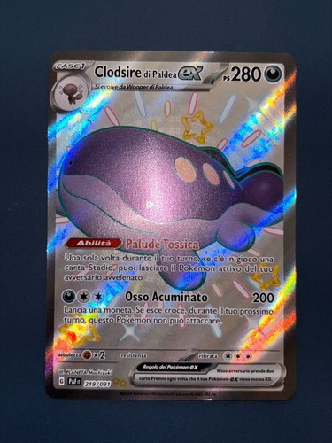 Clodsire di Paldea EX 219/091 Destino di Paldea Pokemon Card Shiny Ita ...