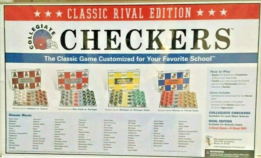 Vintage IU Indiana University Hoosiers Checkers Game College Football ...