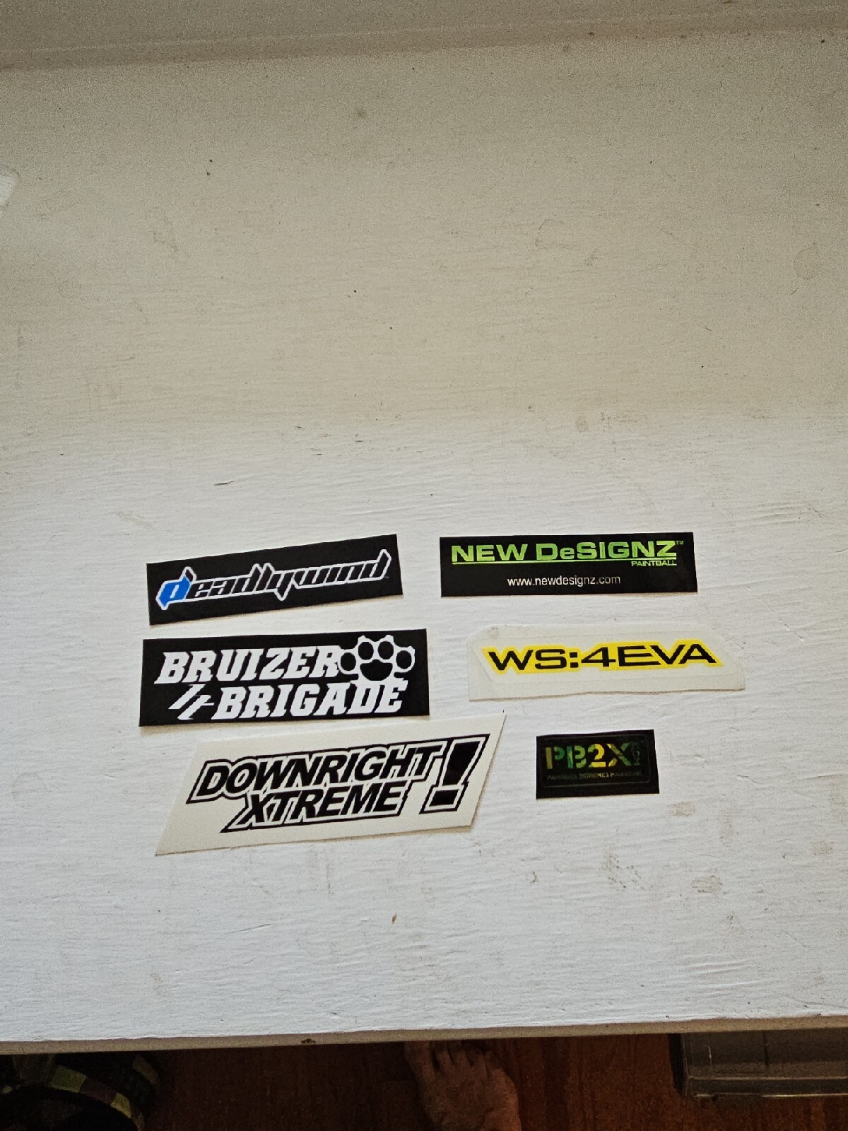 Random , Deadlywinds Pb2x, APP, Diablo LOGO STICKERS Paintball Lot of 6 ...